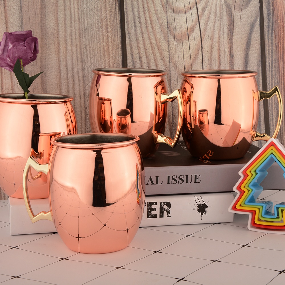 Copper mule stainless steel cocktail mug