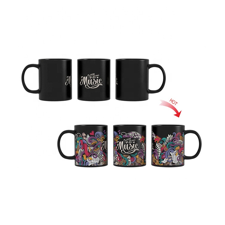 Custom personalized 11oz color changing magic mug
