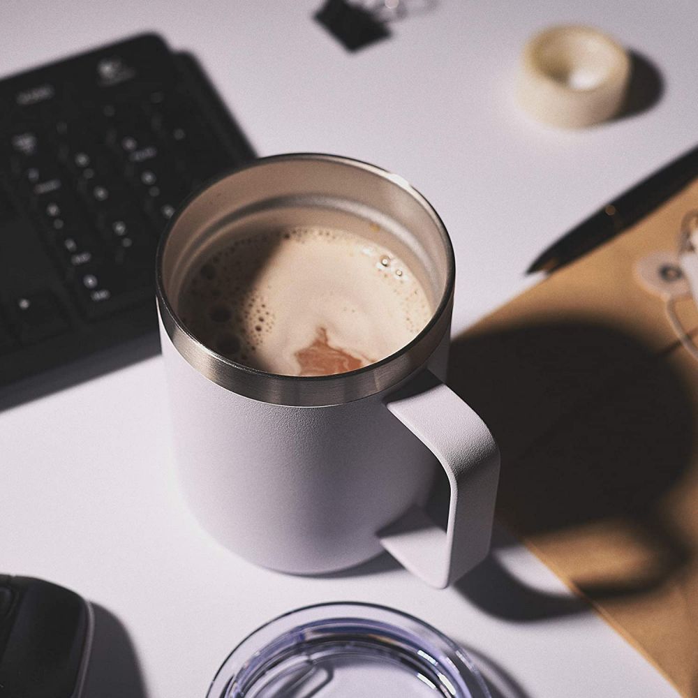 Stainless steel double wall travel coffee mug