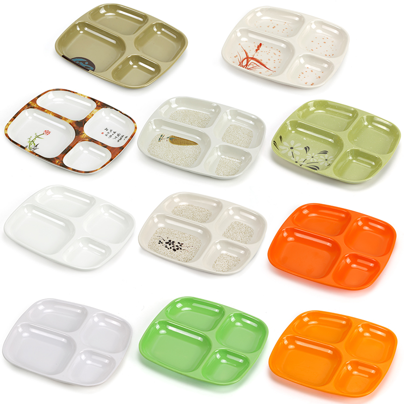 Commercial tableware porcelain melamine square plate